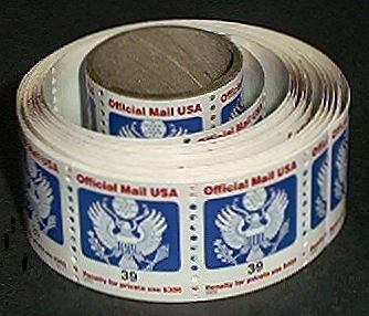 PNC3 - 39c Official Mail Coil Details