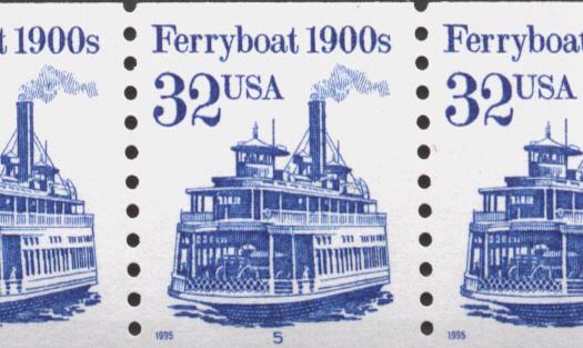 PNC3 - 32c BEP Ferryboat Water Activated Coil Details